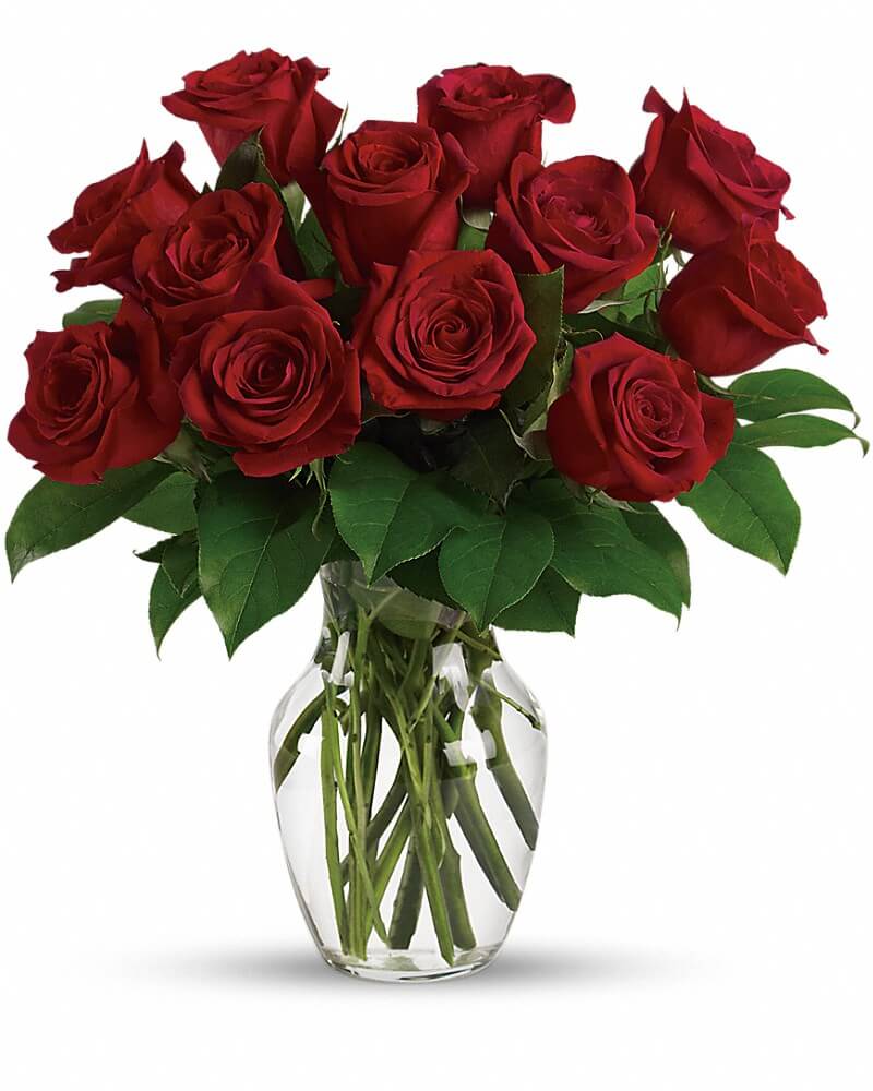 Enduring Passion - 12 Red Roses :: Lafayette Florist