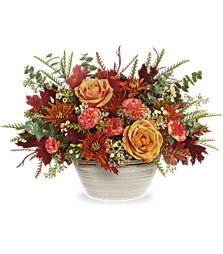Rustic Harvest Centerpiece :: Lafayette Florist