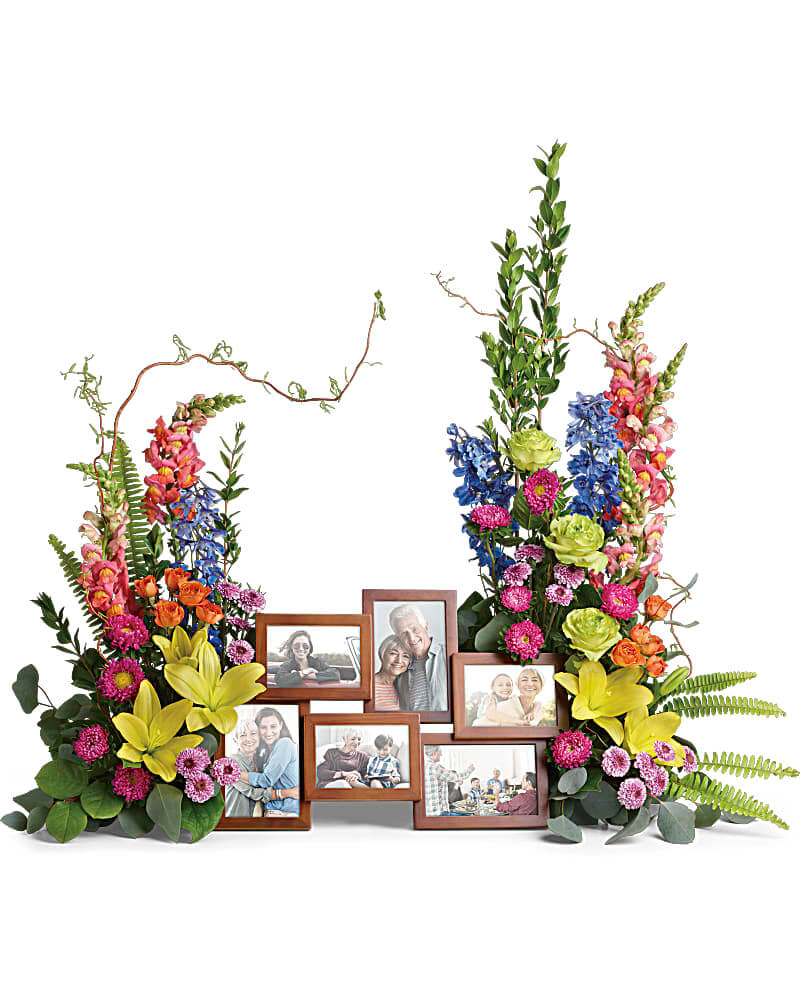 Loving Farewell Photo Tribute Bouquet :: Lafayette Florist