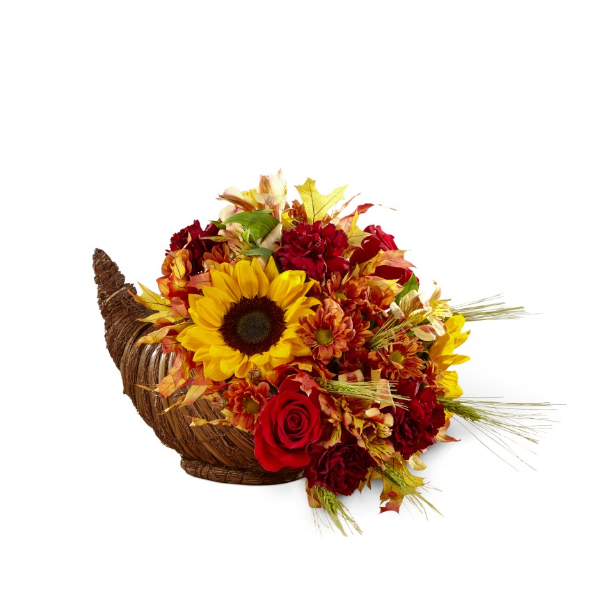 Fall Harvest Cornucopia :: Lafayette Florist