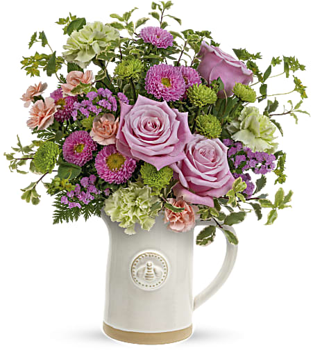 Artisanal Pitcher Bouquet :: Lafayette Florist