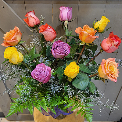 Radiant Rose Dozen :: Lafayette Florist