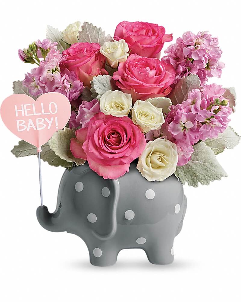 Hello Sweet Baby - Pink :: Lafayette Florist