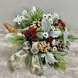Holiday Feast Cornucopia :: Lafayette Florist